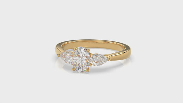 Prong Setting Three Stone Ring Diamonds Rings – Henig Diamonds